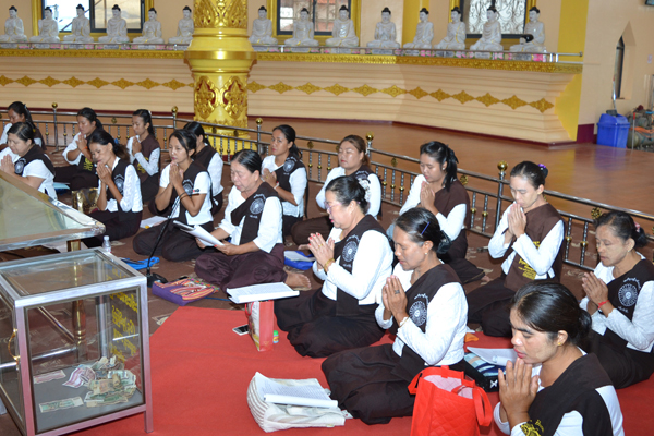 တန့်ယန်းမြို့နယ် အောင်တော်မူစေတီတော်တွင် ဝါဆိုလပြည့် ဓမ္မစကြာအခါတော်နေ့